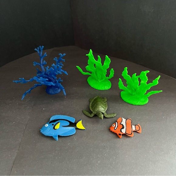 Disney | Other | Miniature Plastic Finding Nemo Lot Cake Toppers | Poshmark